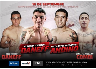 Daneff vs. Andino | Boxing Event | Tapology