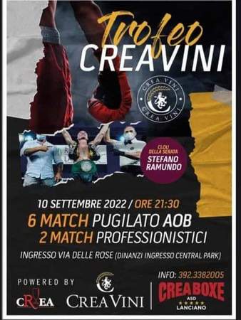 Gianluca Valente vs. Davide Latini, Trofeo Creavini | Boxing Bout ...