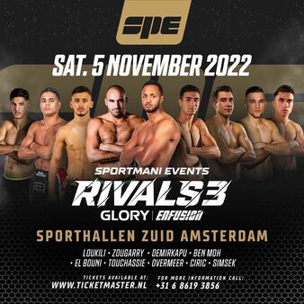 Robin Ciric vs. Jay Overmeer, Glory Rivals 3 | Kickboxing Bout | Tapology