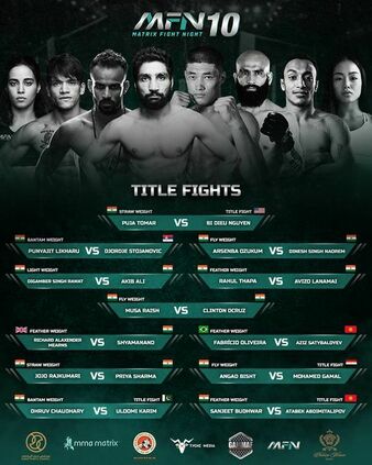 Matrix Fight Night 10 | MMA Event | Tapology