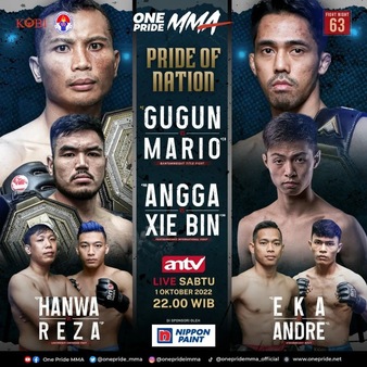 Ade Mulyono vs. Kennedi Sihombing, One Pride MMA Fight Night 63 | MMA ...