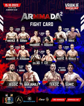 Vladimir Cvetković vs. Jovan Leka, ARMMADA 2 | MMA Bout | Tapology