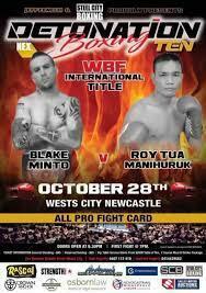 Warren Tresidder vs. Robbie Porter, Minto vs Manihuruk | Boxing Bout ...