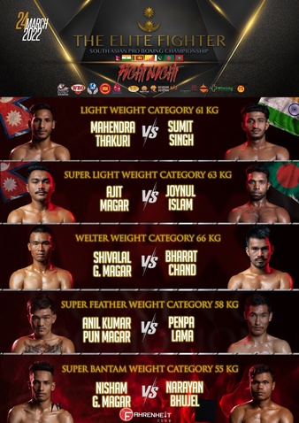 The Elite Fighter Fight Night: Mahendra vs Singh | Boxing Event | Tapology