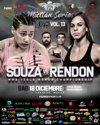 XFM Vol. 13: Souza vs Rendon | MMA Event | Tapology