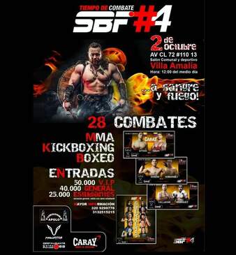 Eliana Peña vs. Valeria Garzon, Tiempo de Combate SBF 4 | Kickboxing Bout | Tapology