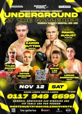 Underground @The Galleries | Boxing Event | Tapology