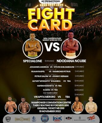 Nangolo vs Ncube | Boxing Event | Tapology