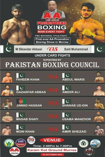 Abbasi vs Muhamamad | Boxing Event | Tapology