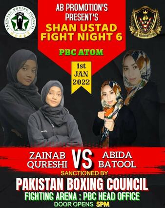 Shan Ustad Fight Night 6: Qureshi vs Batool | Boxing Event | Tapology