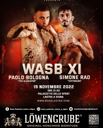 Simone Rao vs. Yin Caicedo, WASB XI | Boxing Bout | Tapology