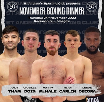 November Boxing Dinner | Boxing Event | Tapology