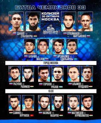Colosseum MMA: Battle of Champions 33 | MMA Event | Tapology