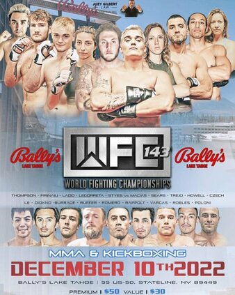 WFC 143 | MMA & Kickboxing Event | Tapology