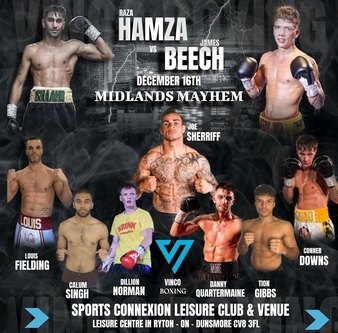 Tion Gibbs vs. Jamie Quinn, Midlands Mayhem | Boxing Bout | Tapology