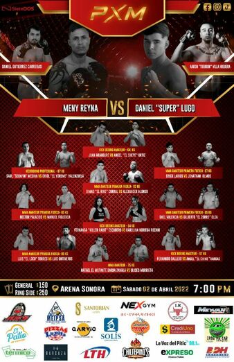 Peleas ExtreMMAs 36: Lugo vs Reyna | MMA & Kickboxing Event | Tapology