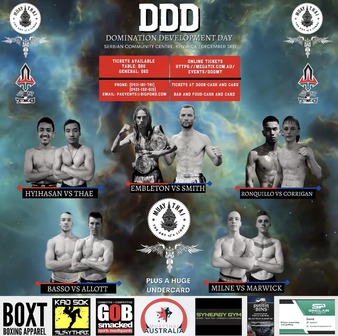 Luke Wood vs. Jordan Cheah, Domination Muay Thai | Muay Thai Bout ...