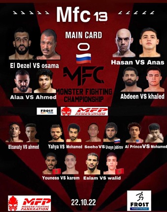 Abdul Elwahab Saeed vs. Osama Elkhorazaty, Monster FC 13 | MMA Bout ...