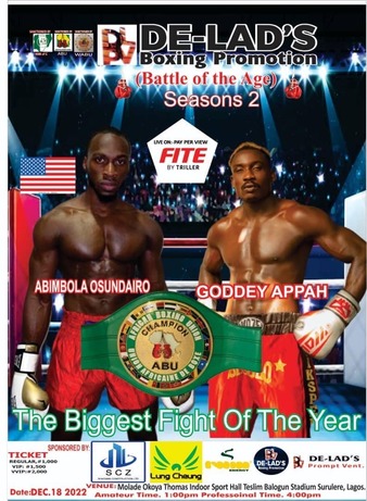Abimbola Osundairo vs. Godday Appah, Battle of the Ages | Boxing Bout ...