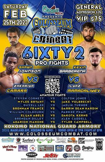 Brenden Dilley vs. Alex Caddell, Colosseum Combat 62 (cancelled) | MMA ...