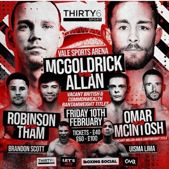 McGoldrick vs. Allan | Boxing Event | Tapology