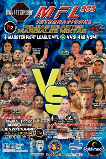 MFL 003: Internacional | MMA Event | Tapology