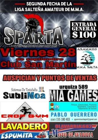Sparta MMA | MMA Event | Tapology