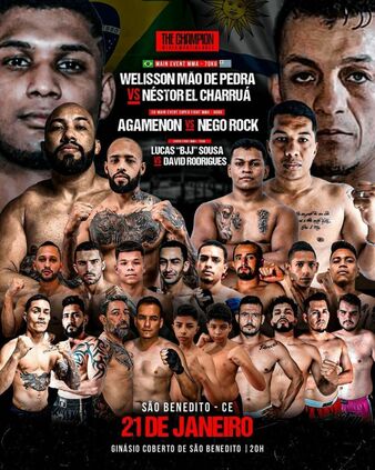 Welisson Paiva vs. Nestor Machado, The Champion MMA 1 | MMA Bout | Tapology