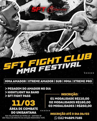 Valdiran Santos vs. Kleber de Jesus, SFT Fight Club MMA Festival | MMA ...