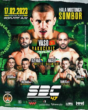 Dževad Muftić vs. Nasar Kalantari, Serbian Battle Championship 47 | MMA ...