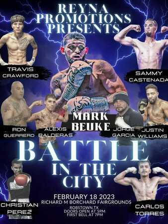 Samuel Castaneda vs. Bryan Springs, Battle in the City | Boxing Bout ...