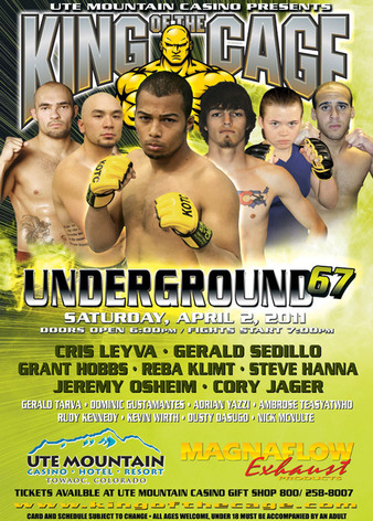 KOTC Underground 67: Leyva vs. Thomison | MMA Event | Tapology