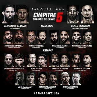 Samourai MMA 5 | MMA Event | Tapology