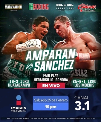 Amparan vs. Sanchez | Boxing Event | Tapology