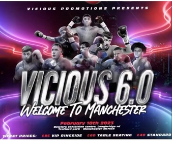 Vicious 6.0: Welcome to Manchester | Boxing Event | Tapology