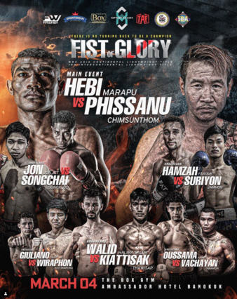 Fist of Glory | Boxing Event | Tapology