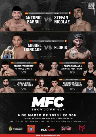 MFC: Showdown 27 | Boxing Event | Tapology