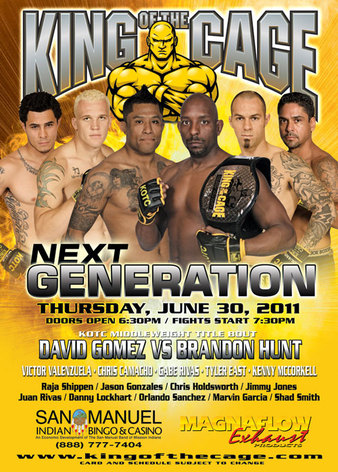 Bobby Sanchez vs. Kana Hyatt, KOTC | MMA Bout | Tapology