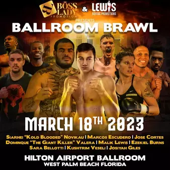 Gustavo Trujillo vs. Cameron Graham, Ballroom Brawl | Boxing Bout ...