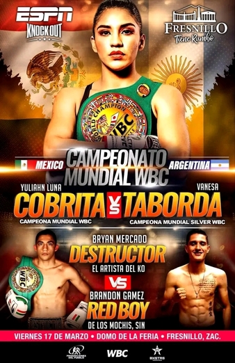 Yulihan Luna vs. Vanesa Taborda, Cobrita vs. Taborda | Boxing Bout ...