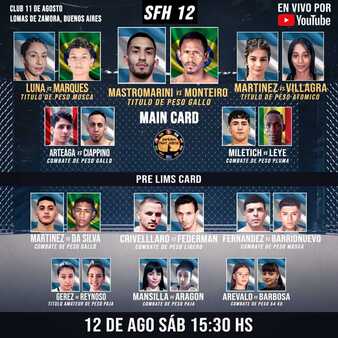 Julieta Martinez vs. Nadia Villagra, Samurai Fight House 12 | MMA Bout ...