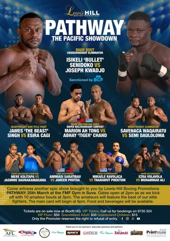Pathway: The Pacific Showdown | Boxing Event | Tapology