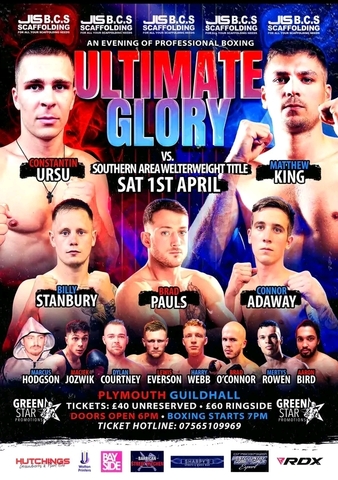 Brad Pauls vs. Patryk Polasik, Ultimate Glory | Boxing Bout | Tapology